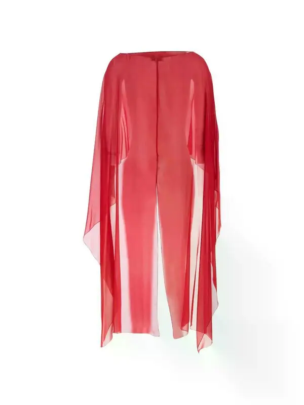 Antonelli Firenze Ruffled Scarf - Red