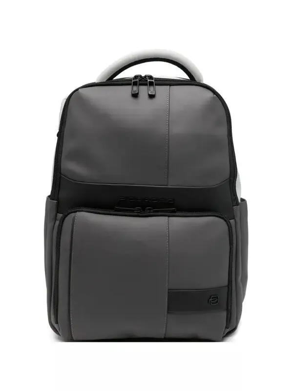 PIQUADRO Water-resistant Panelled Backpack - Grey