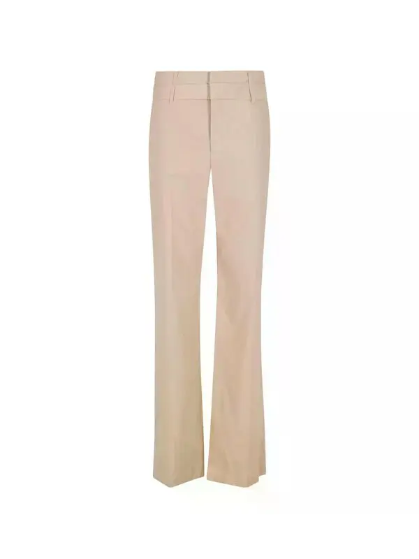 Federica Tosi Beige Flared Trousers