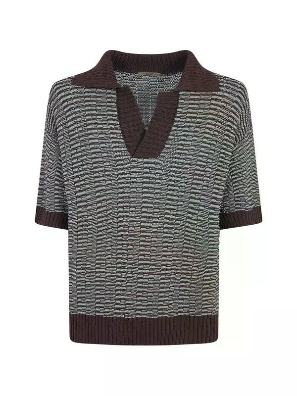 NUUR V-neck Knitted T-shirt