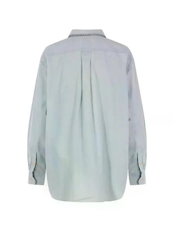 KURO Contrast-stitching Shirt