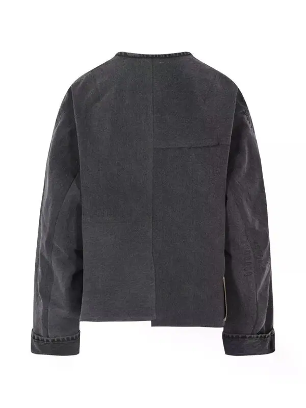 KURO Asymmetric Frayed Jacket