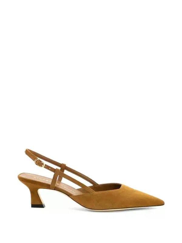 STUART WEITZMAN Vinnie Slingback Pumps - Brown