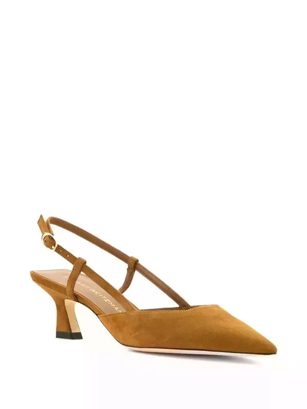 STUART WEITZMAN Vinnie Slingback Pumps - Brown