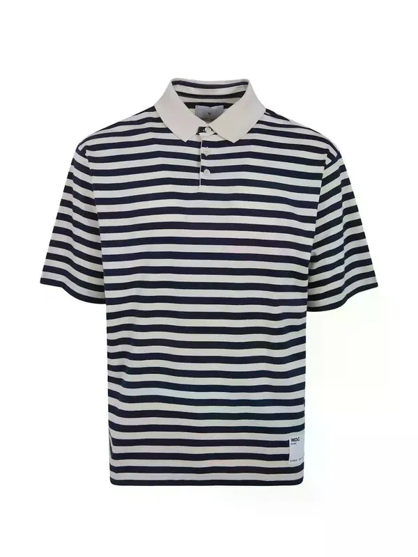 WOC Striped-pattern Polo Shirt