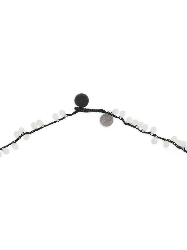 MARIA CALDERARA Beaded Necklace - Black