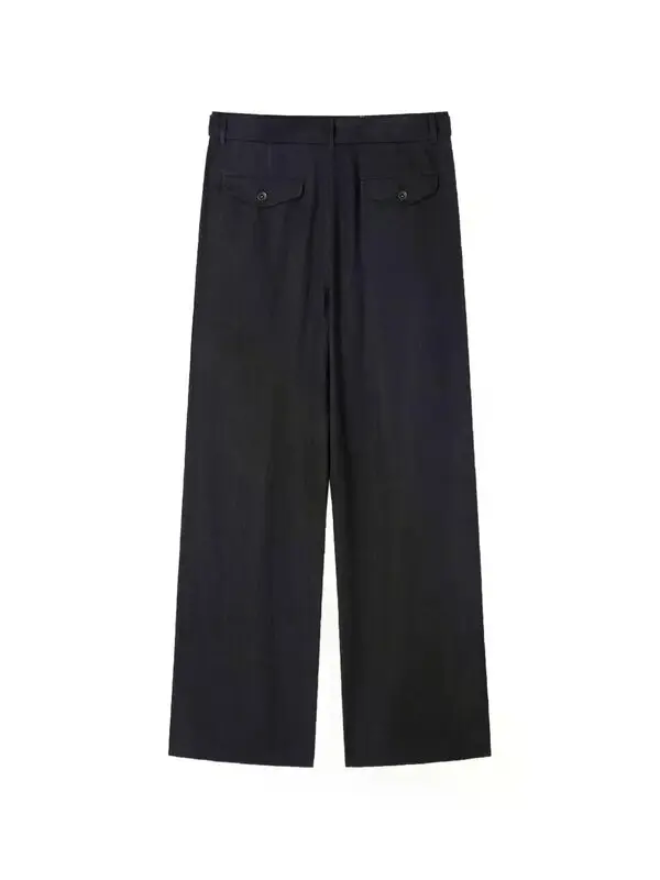 TONYWACK Belted Wide-leg Trousers