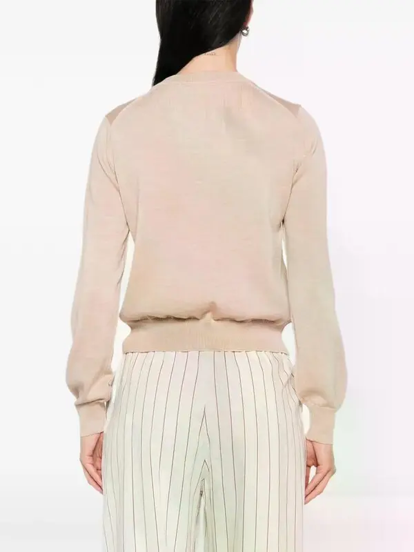 Maison Kitsuné Fox-embroidered Button Cardigan