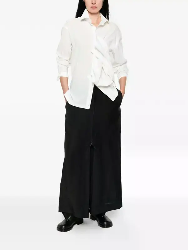 Y3 Zip-fastening Palazzo Pants