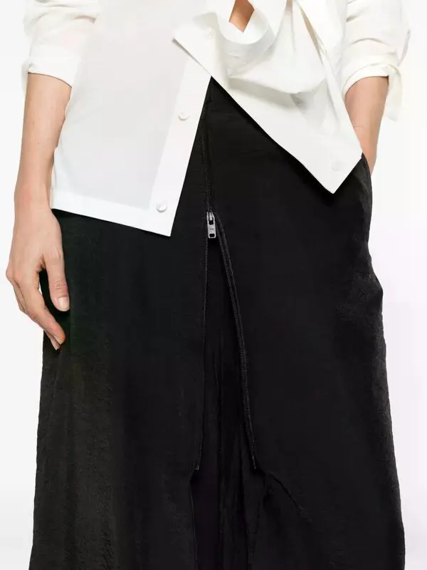 Y3 Zip-fastening Palazzo Pants