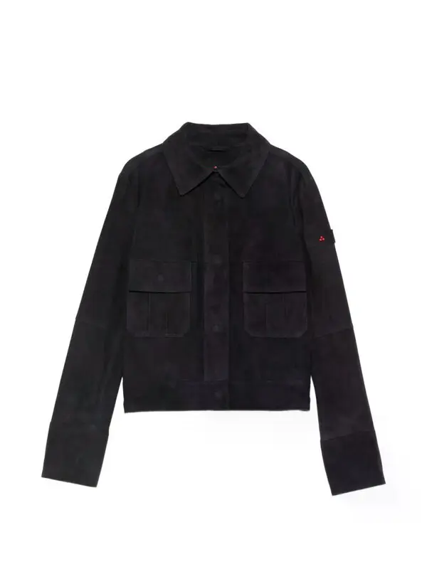 Peuterey Era Suede Pocket Jacket - Blue