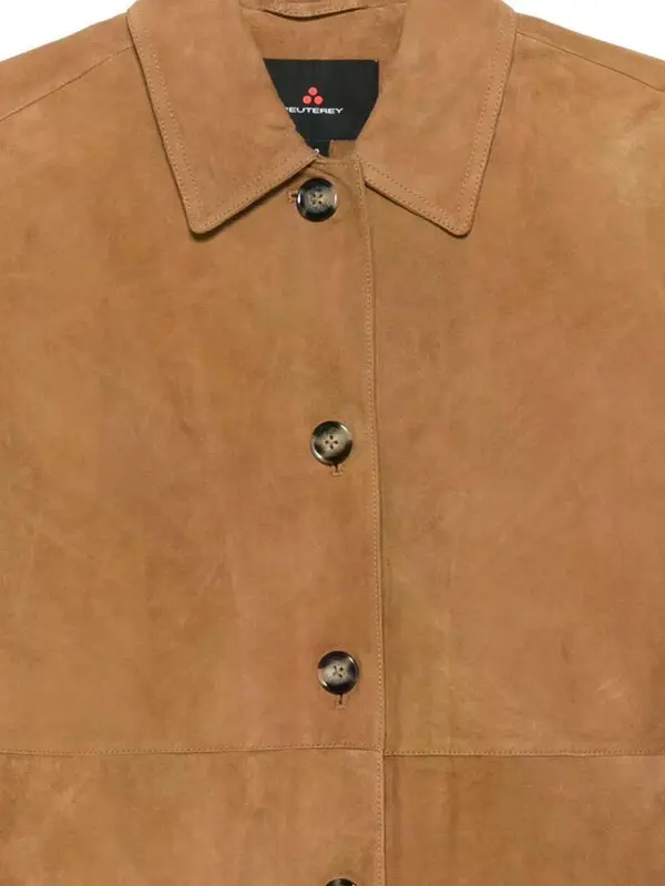 Peuterey Ilya Leather Overshirt