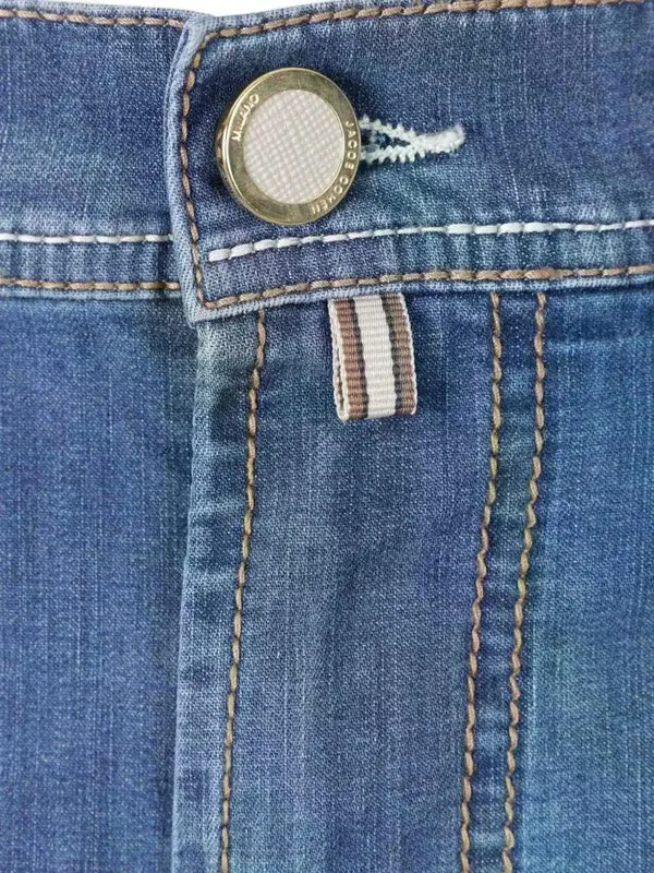 Jacob Cohen Logo-patch Denim Shorts