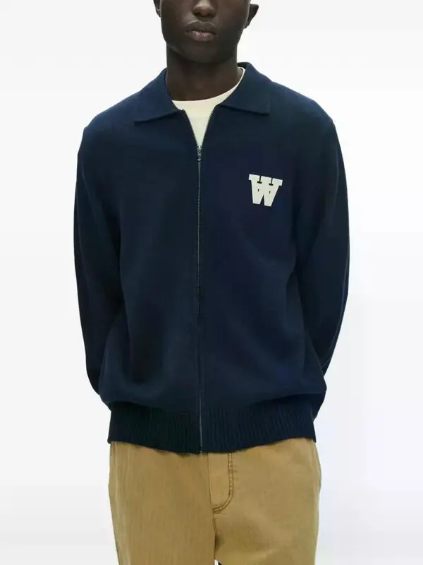Wood Wood Cotton Cardigan With Appliqu
