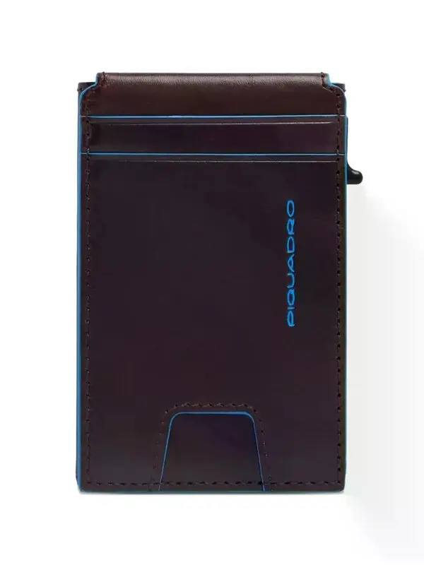 PIQUADRO Logo Cardholder - Brown