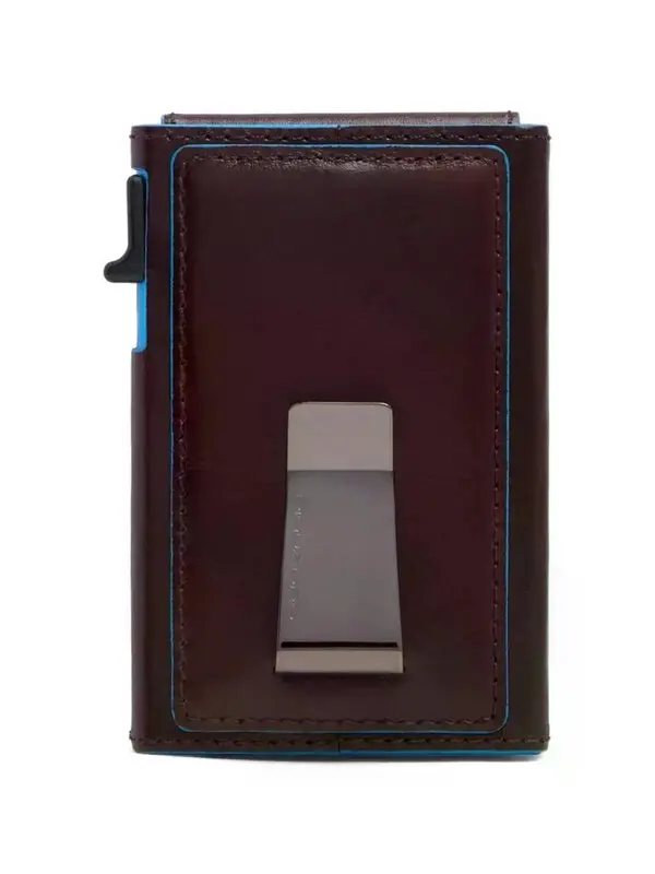 PIQUADRO Logo Cardholder - Brown