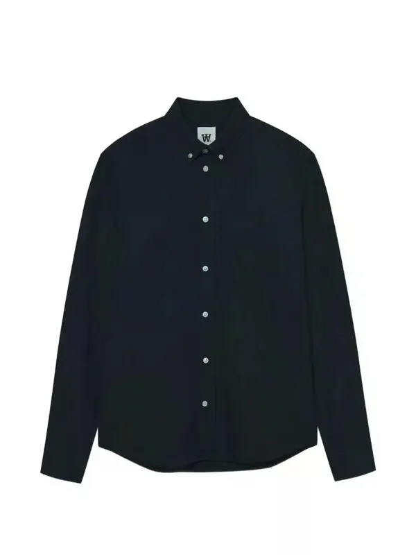 Wood Wood Adam Buttoned Embroidered Shirt
