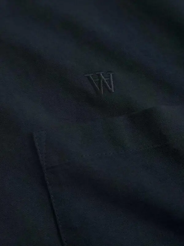 Wood Wood Adam Buttoned Embroidered Shirt