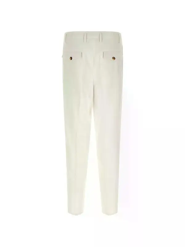 Brunello Cucinelli Pleated Cotton Trousers
