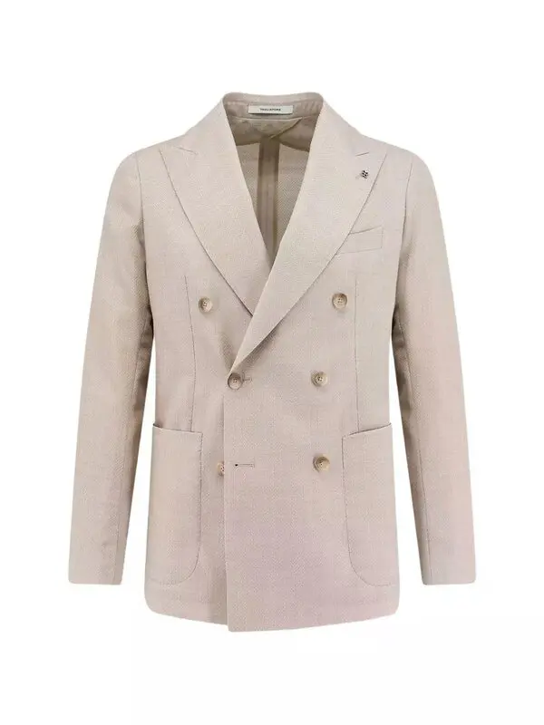Tagliatore Double-breasted Herringbone Blazer - Neutrals