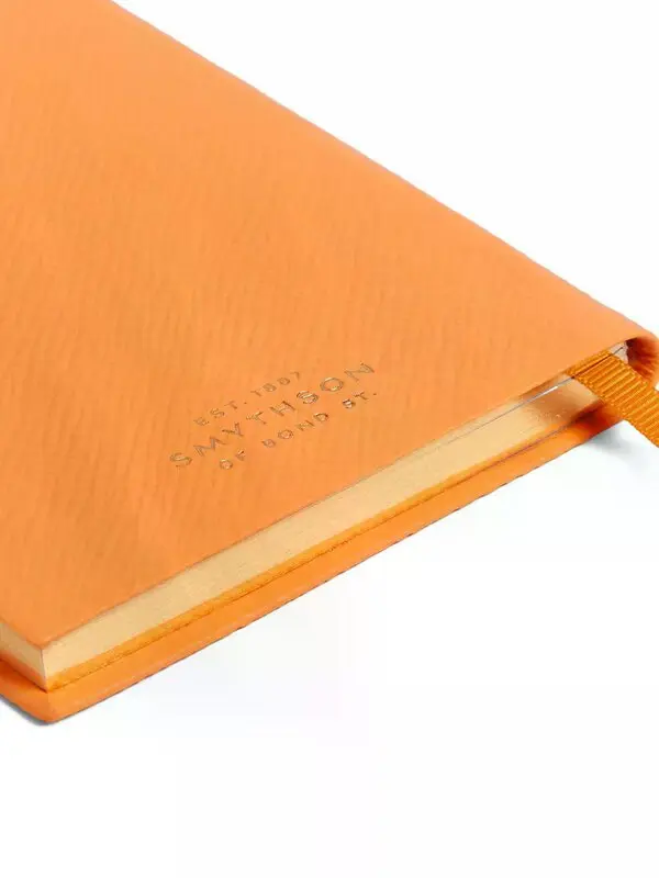 Smythson Make It Happen Panama Notebook - Orange
