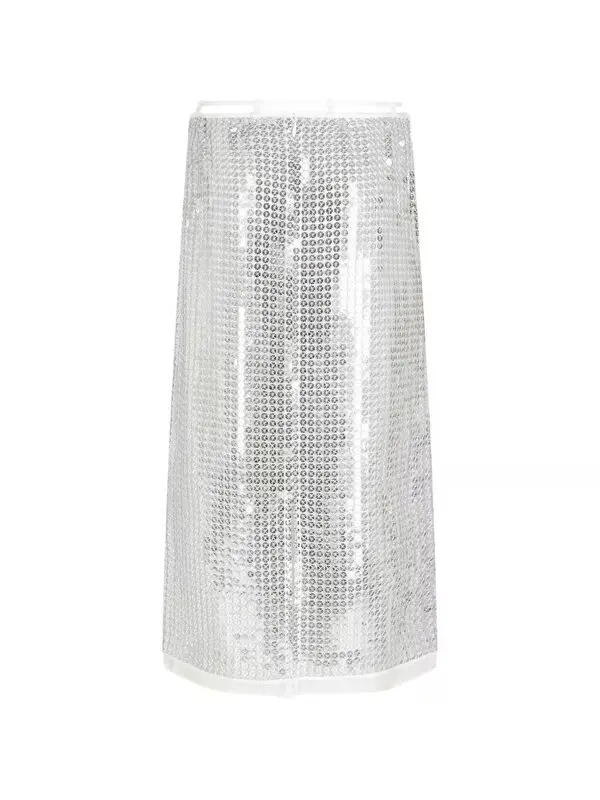 ISABELLE BLANCHE Metallic Midi Skirt