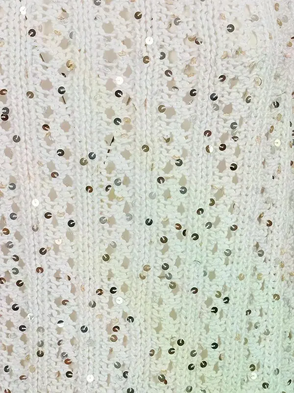 Peserico Sequin-embellished Knit Vest