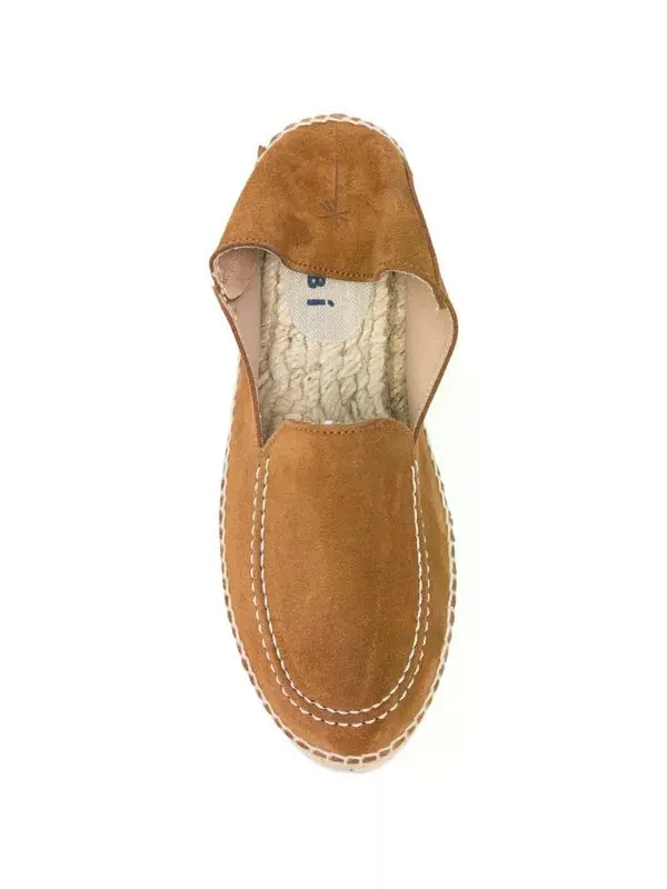 Manebí Contrast-stitching Espadrilles - Brown
