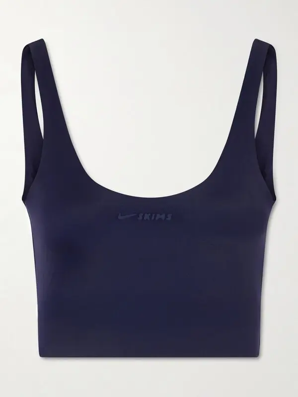 SKIMS Nike Scoop Neck Bra Top - Blue