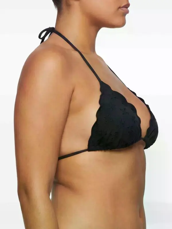 MC2 SAINT BARTH Sagittarius Bikini Top - Black