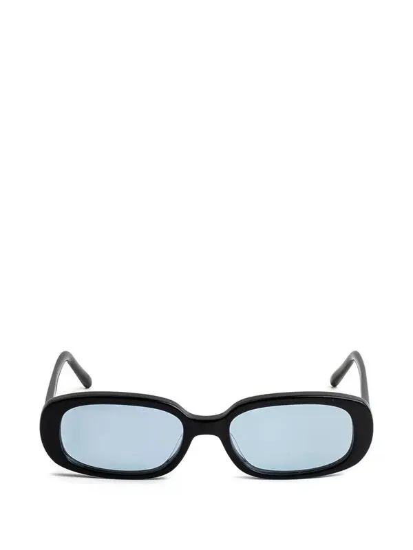 KALEOS Stirling Rectangle-frame Sunglasses - Black
