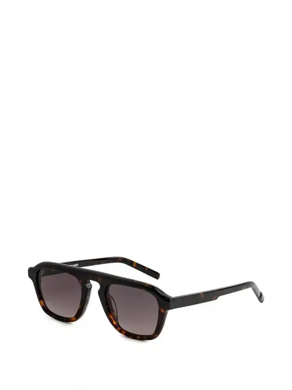 KALEOS Crowne Tortoiseshell-effect Squared Sunglasses