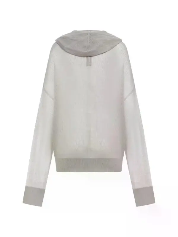 Rick Owens Cashmere Hoodie - Grey