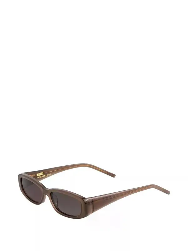 KALEOS Minx Rectangle Sunglasses - Brown