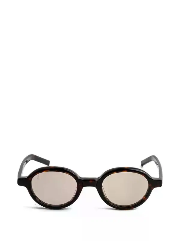 KALEOS Lemons Round-frame Sunglasses - Brown