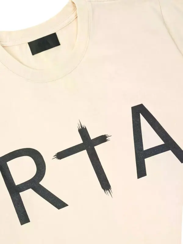 RtA Liam Logo T-shirt - Neutrals