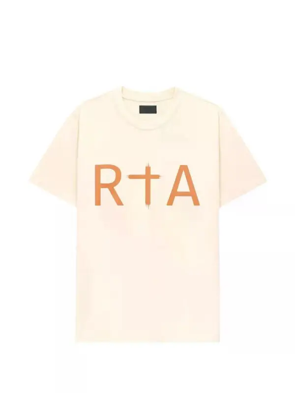 RtA Liam Logo T-shirt - Neutrals
