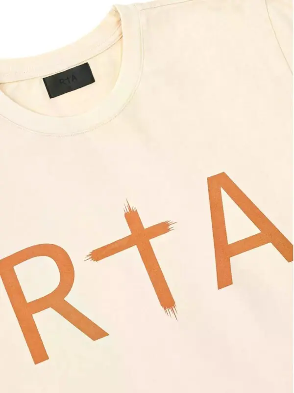 RtA Liam Logo T-shirt - Neutrals