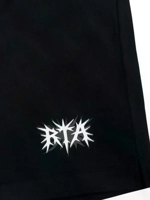 RtA Graphic Cotton Shorts