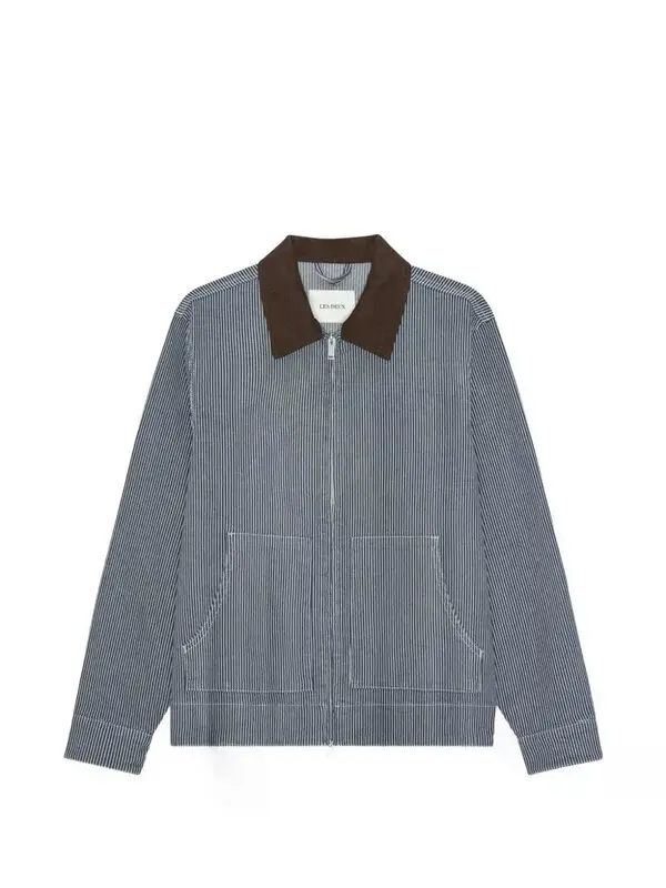 LES DEUX Robert Striped Jacket