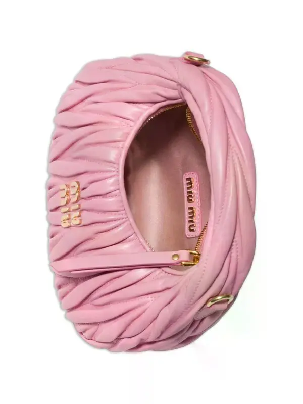 Miu Miu Wander Matelassé Nappa Leather Shoulder Bag Mini