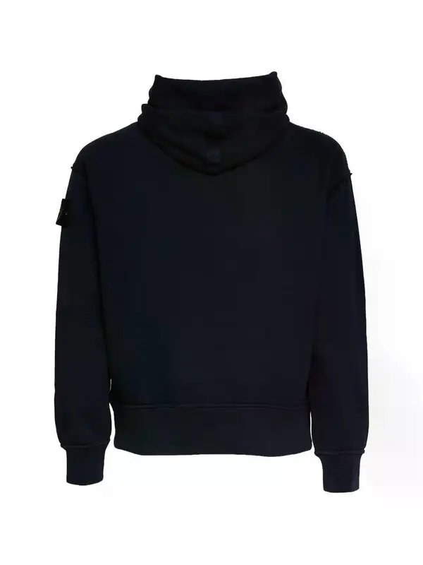 Stone Island Zip Hooded Sweatshirt