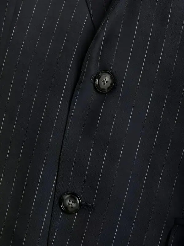 BOSS Two-piece Regular-fit Suit In Striped Virgin Wool