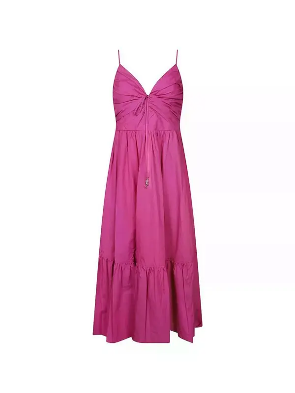 Michael Kors V-neck Maxi Dress - Pink