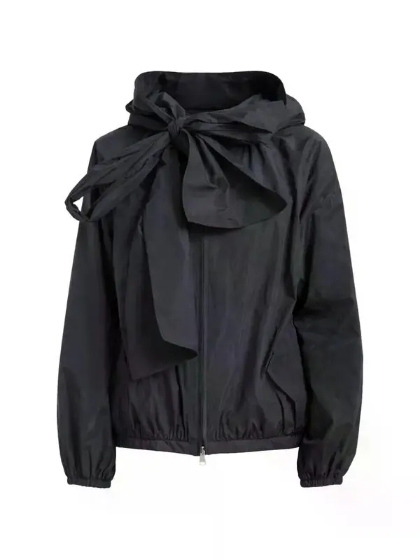 Moncler Bow Hooded Jacket - Blue
