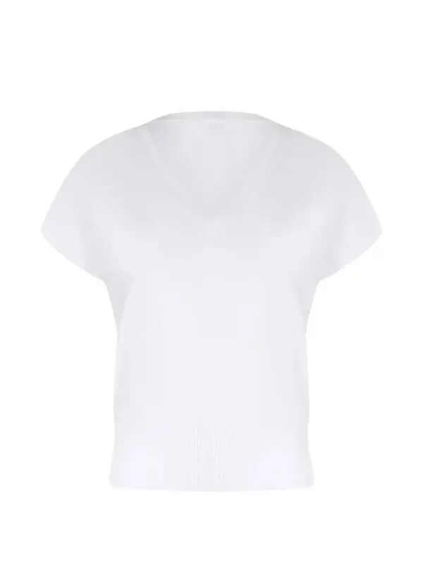 DONDUP V-neck Ribbed T-shirt