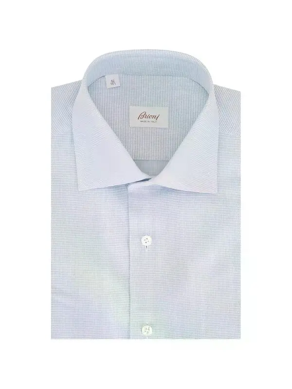 Brioni Patterned Textured Shirt
