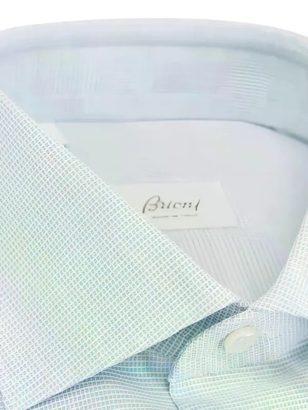 Brioni Patterned Textured Shirt