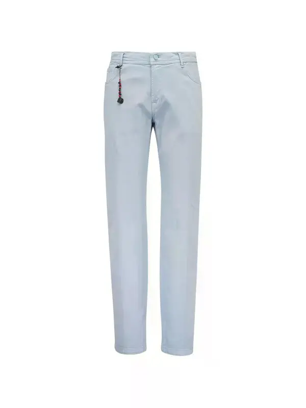 Marco Pescarolo Five-pocket Trousers - Blue
