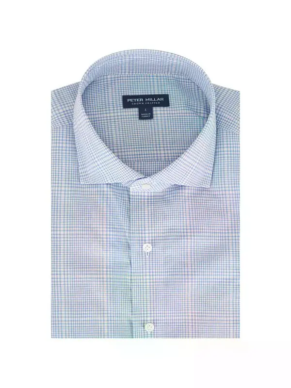 Peter Millar Checked Shirt - Blue